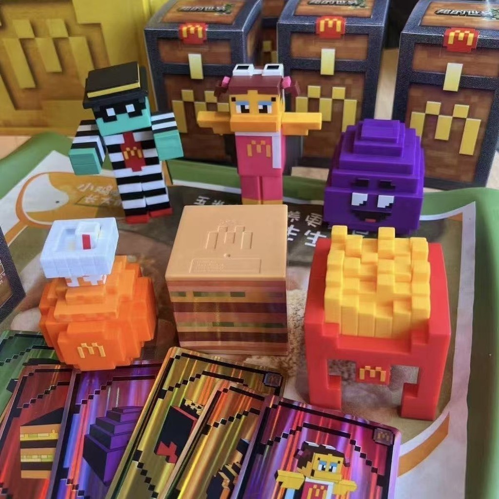 Um Filme Minecraft 2025 Mcdo Toys Mc McDonalds Happy Meal Game Modelo De Brinquedos ...