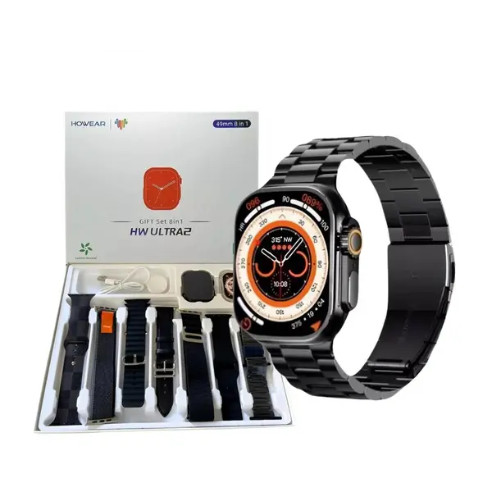 Smartwatch HW Ultra 2: Estilo e Versatilidade 7 Pulseiras | Shopee Brasil