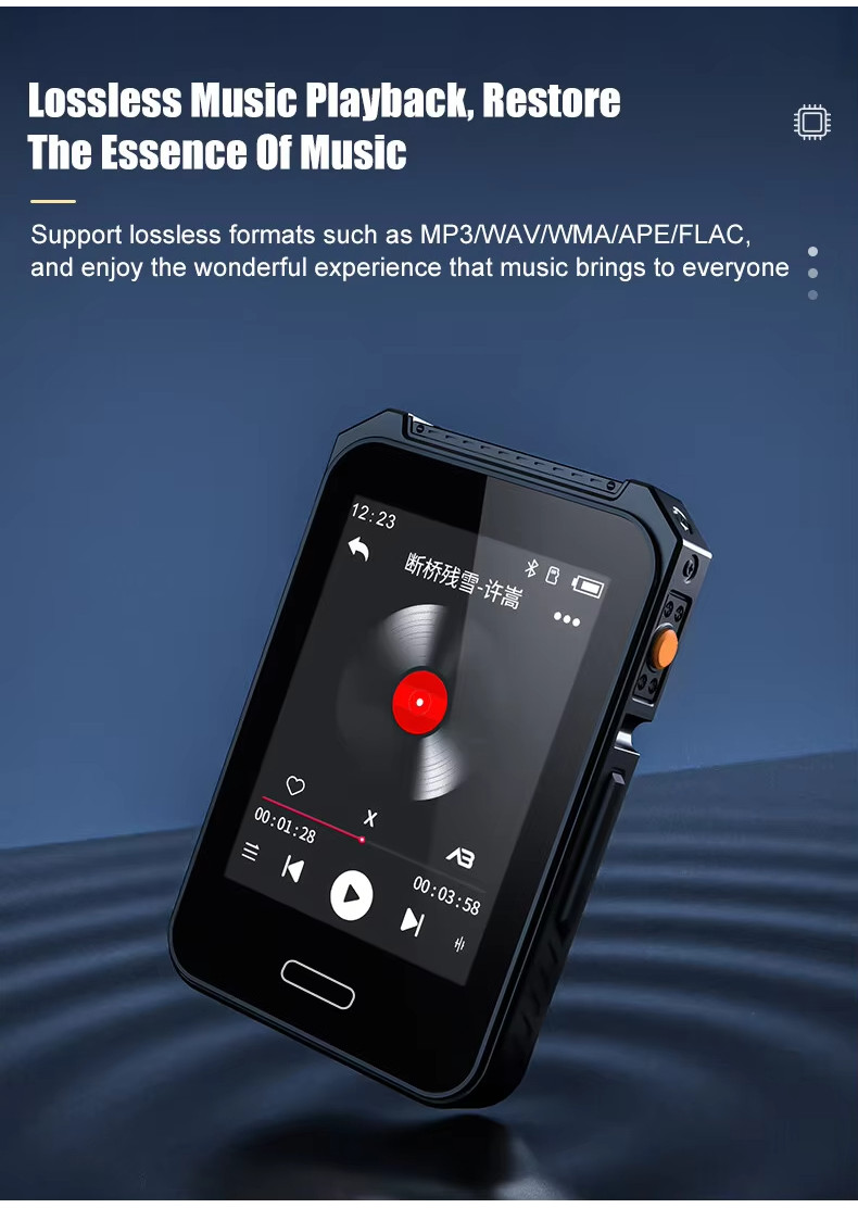 RUIZU C3 Bluetooth MP3 Player With Speaker HiFi Music Player Sport ...