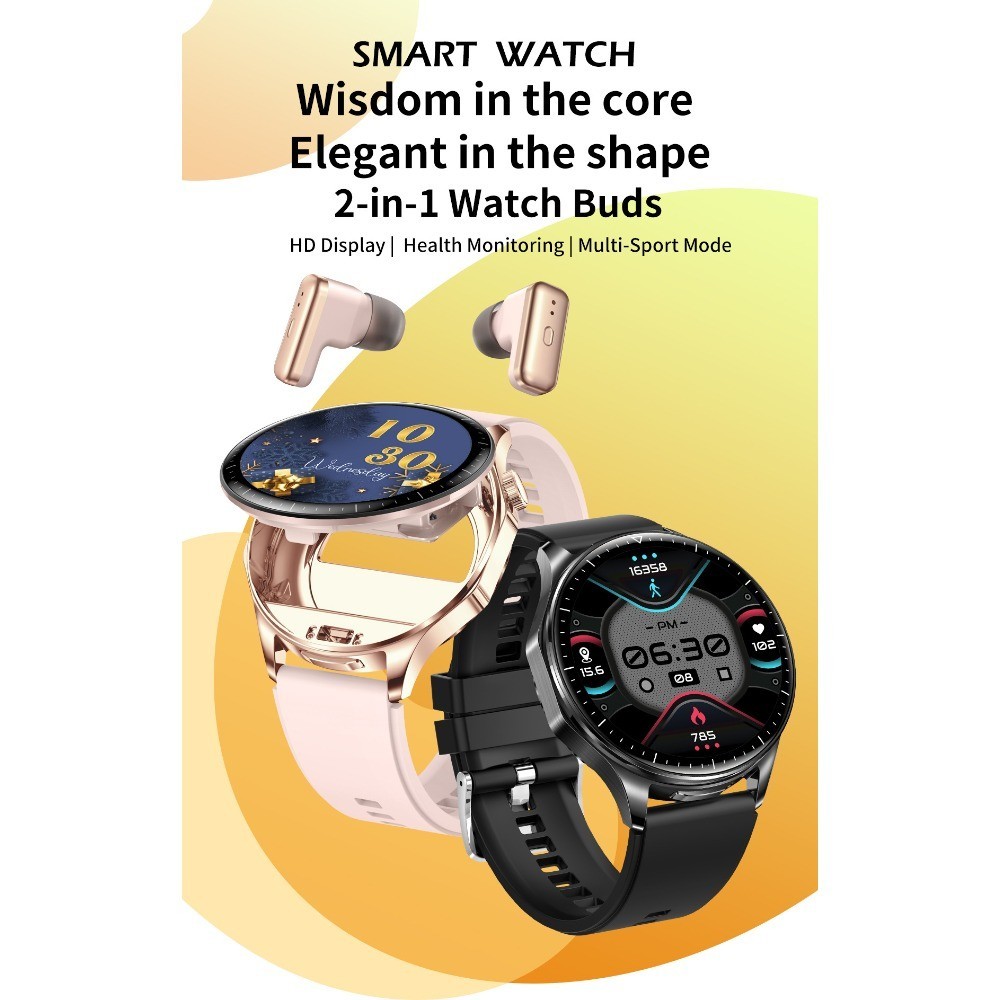 2025 T98 TWS Relógio Inteligente Fones De Ouvido Embutidos 1.43 ...