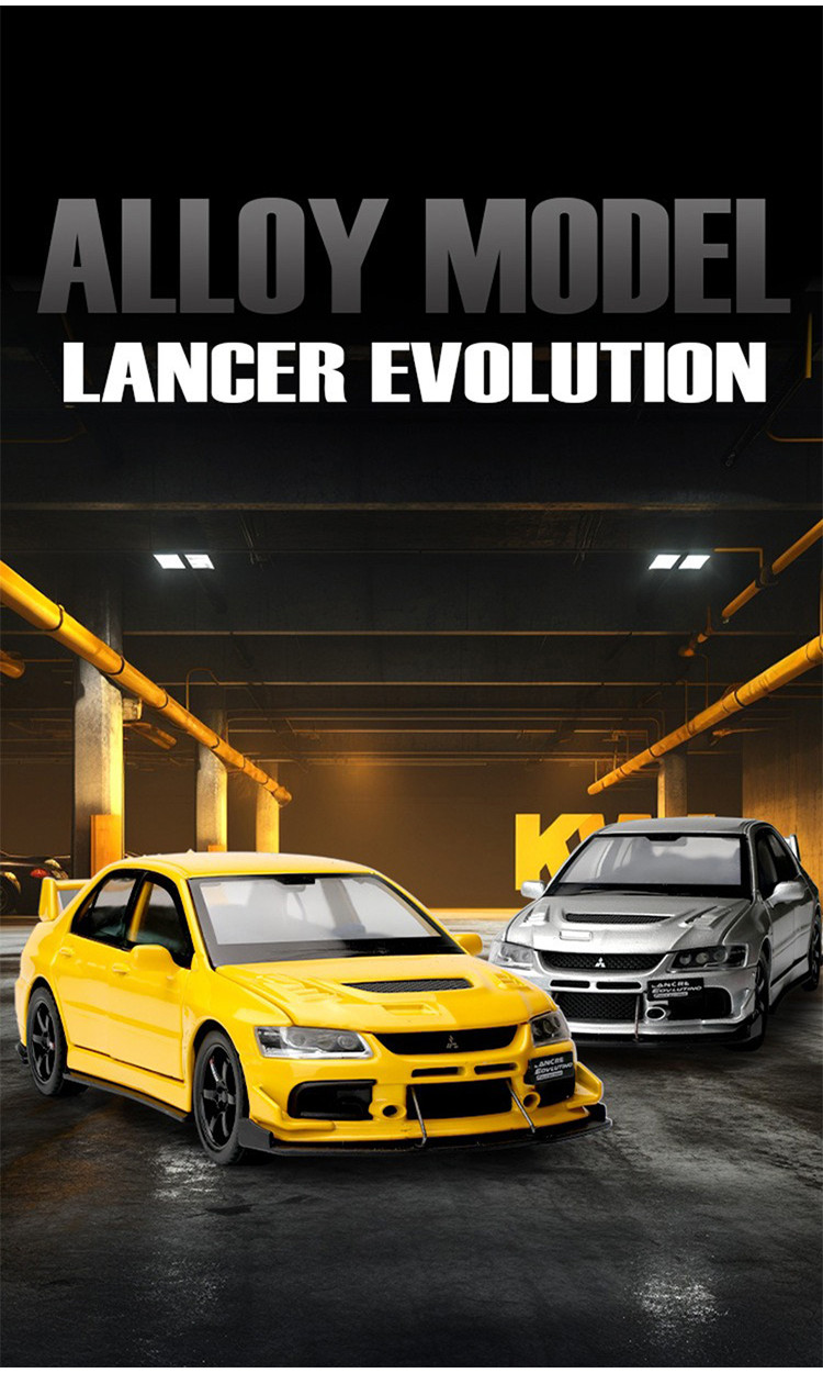 KLT 1 : 32 Mitsubishi Lancer Evolução Ix Diecast Modelo Carro Liga ...