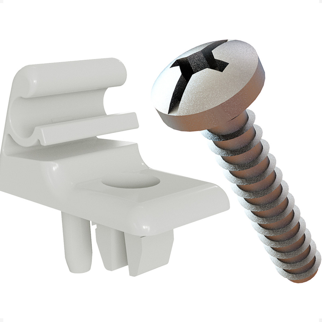 Suporte Quebra-Sol AUTOLUC para FIAT Palio Weekend Fase 1 - Cor Gelo ...