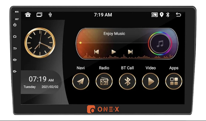 Central Multimídia Mp5 7pol.2gb/32gb Carplay/android 12 Onex | Shopee Brasil