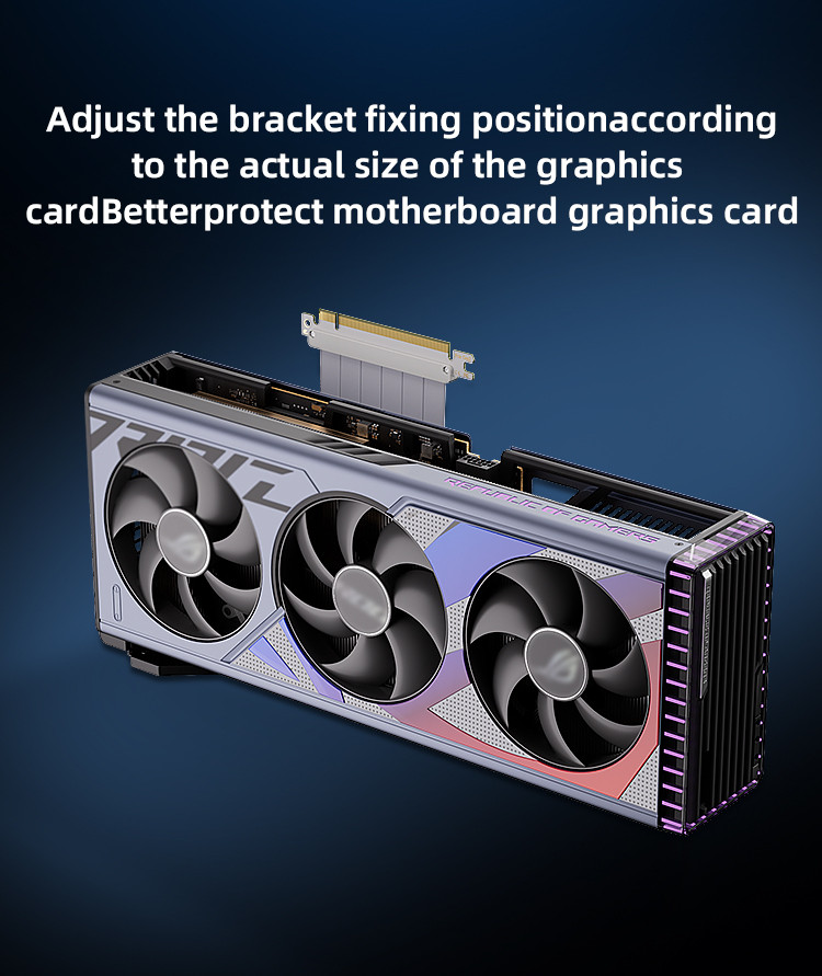 Kit De Suporte De Montagem Vertical Para GPU TEUCER L-Z3 , Cabo Riser ...