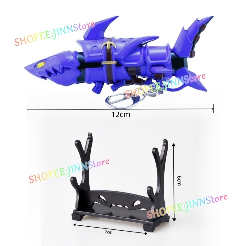 - JINN-ARCANE JINX Fishbones Blaster Modelo Chaveiros League of Legends ...