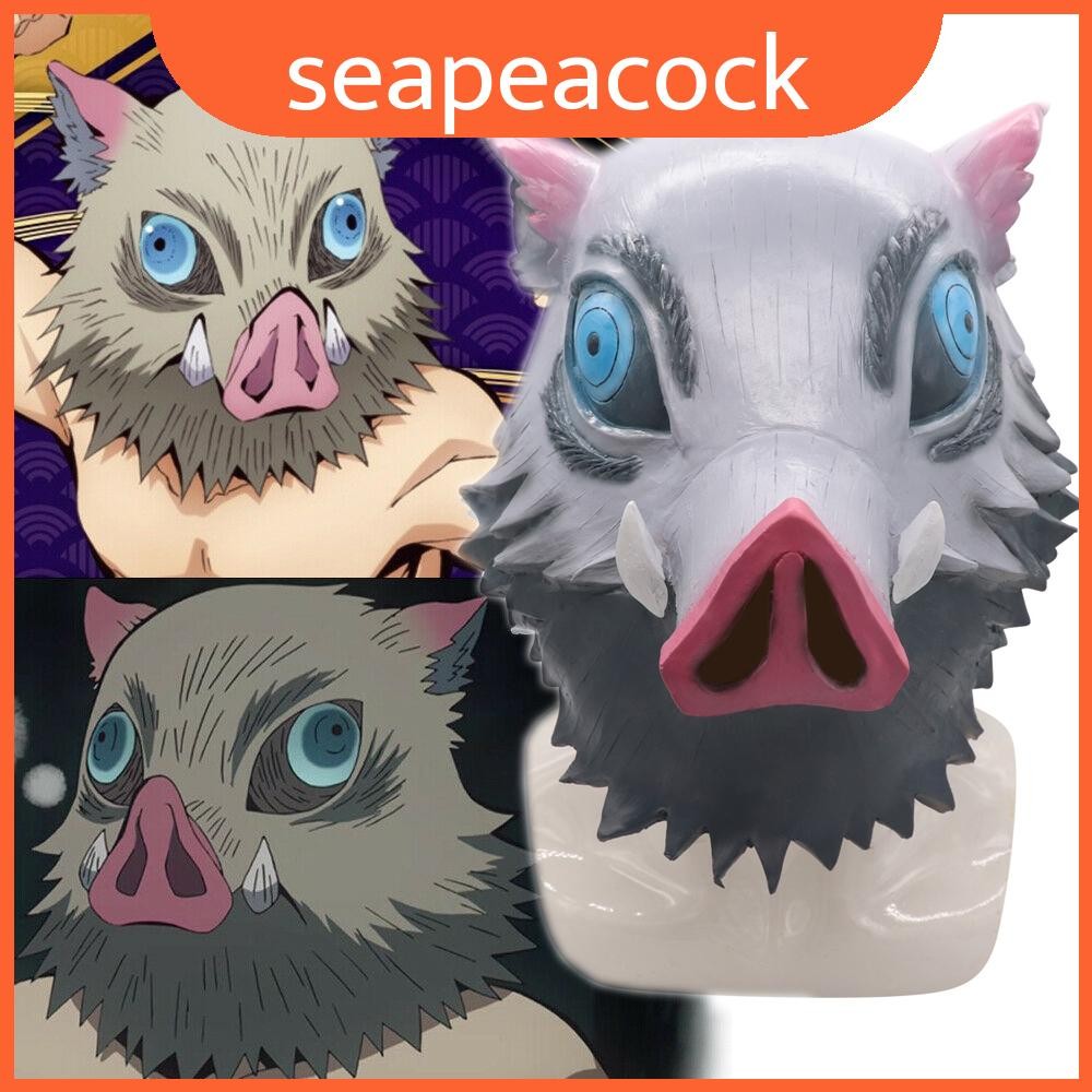 Máscara Slayer Premium Demon Kimetsu No Yaiba Hashibira Inosuke Ideal ...