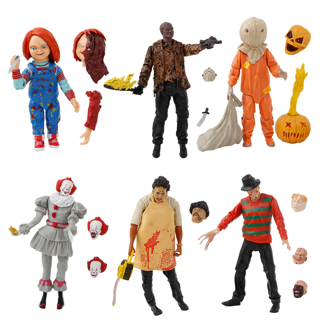 Personagens De Filmes De Terror Chucky Freddy Jason Trick'r Treat Sam ...