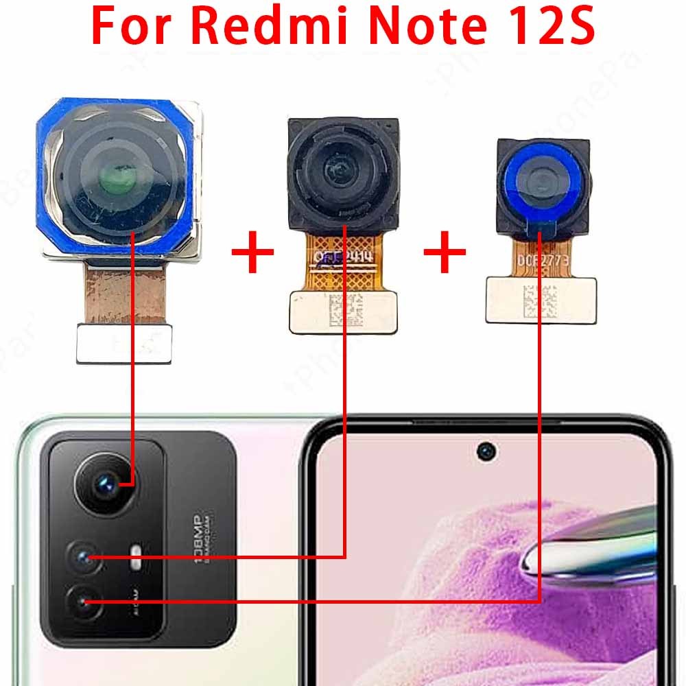 Câmera Traseira Original Para Xiaomi Redmi Note 12 4G 5G 12S Note12 ...
