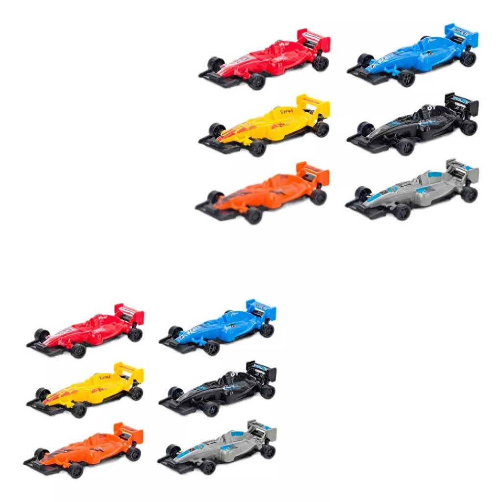 Kit 6 Mini Carrinhos De Formula 1 Com 2 Pistas Ejetoras Infantil ...