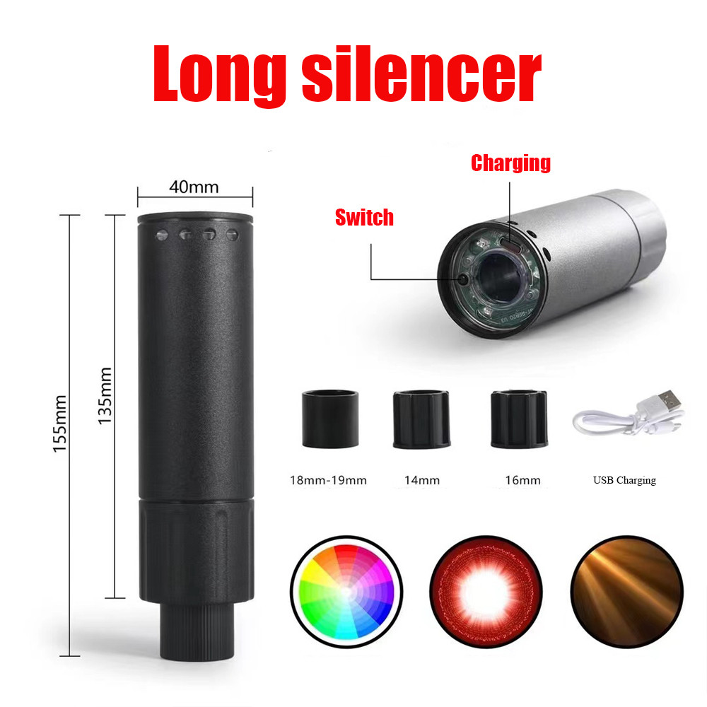 [Estoque Pronto] Flash Ativado Por Sensor , Silenciador Tático ...