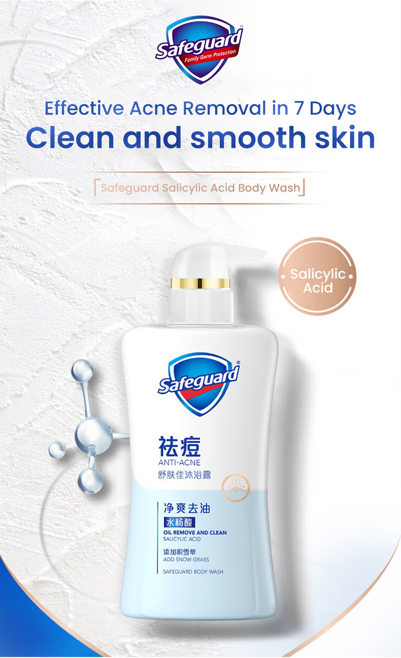 Safeguard bodywash Anti-Acne Body Wash Gel De Banho Loção Limpador ...