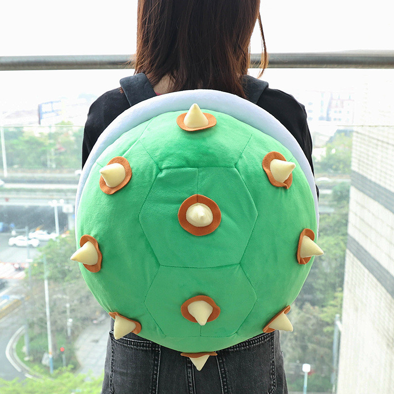 40cm grande Super Mario tartaruga concha mochila de pelúcia Cooper fogo ...