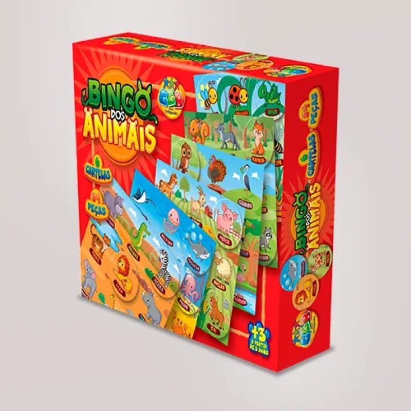 Jogo De Tabuleiro Educativo Infantil Bingo Dos Animais | Shopee Brasil