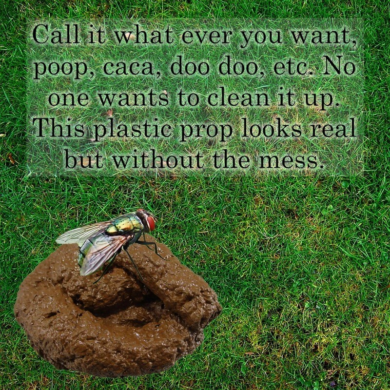 Novelties Deluxe Fake Dog Poop Crap Pile-Cocô Falso Realista-Gags ...