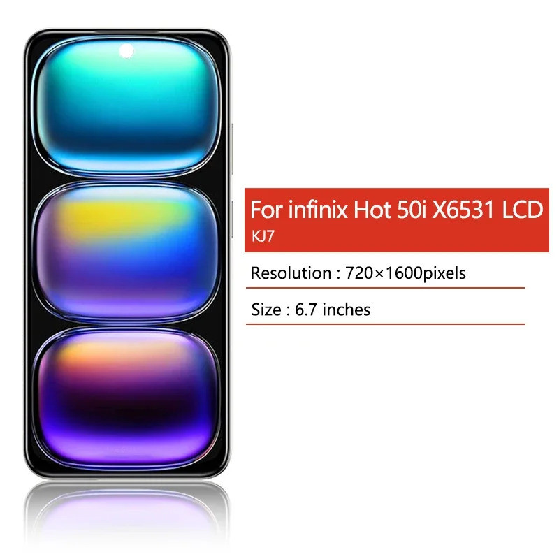 LCD Original Para Infinix Quente 50i X6531 X6531B Display Tela De Toque ...