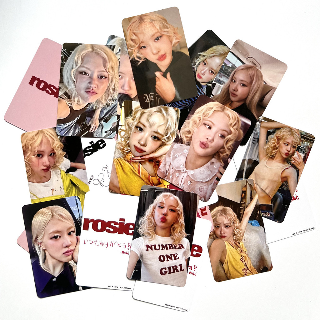 Kpop Idol ROSE Solo Álbum ROSIE Photocards | Shopee Brasil