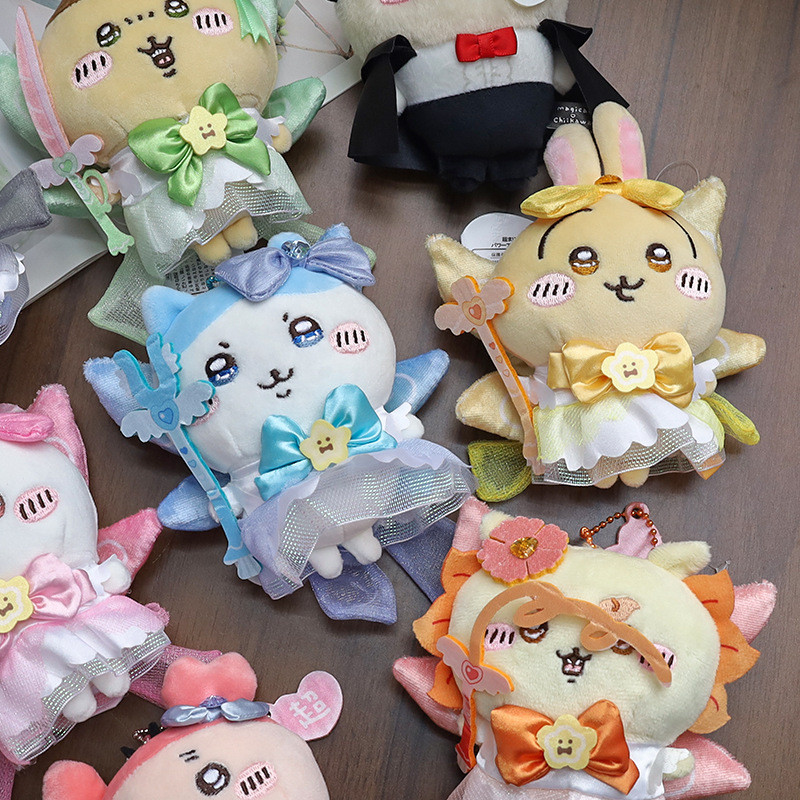 Chiikawa Cosplay Menina Mágica Hachiware Usachi Boneca De Pelúcia ...