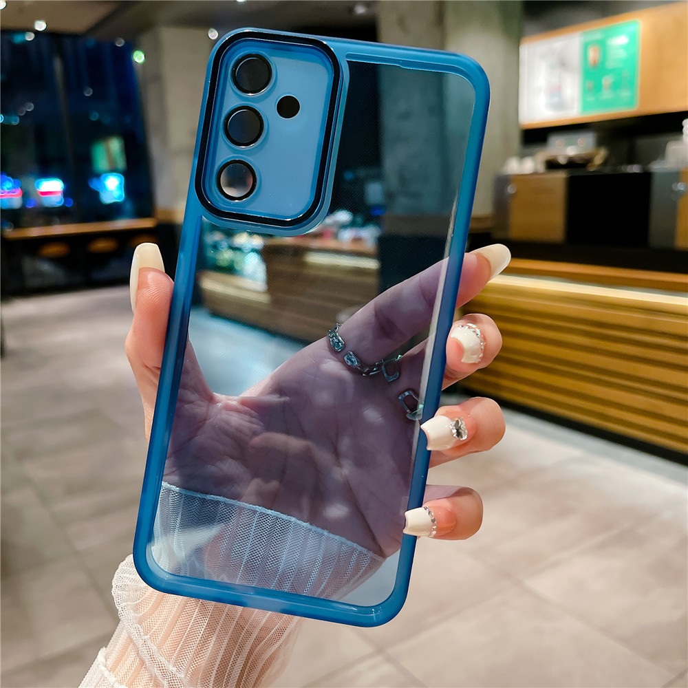 Capa De Telefone Protetora De Câmera Transparente Para Samsung Galaxy A06 A05 A05S A16 A26 A36 ...