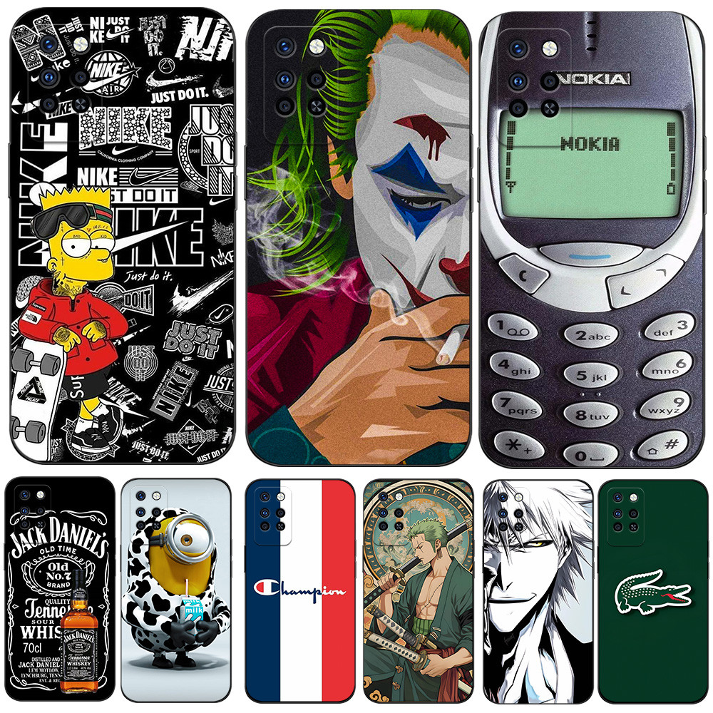Caso Para INFINIX Nota 10 PRO Silicone Telefone Capa Traseira Preto tpu ...