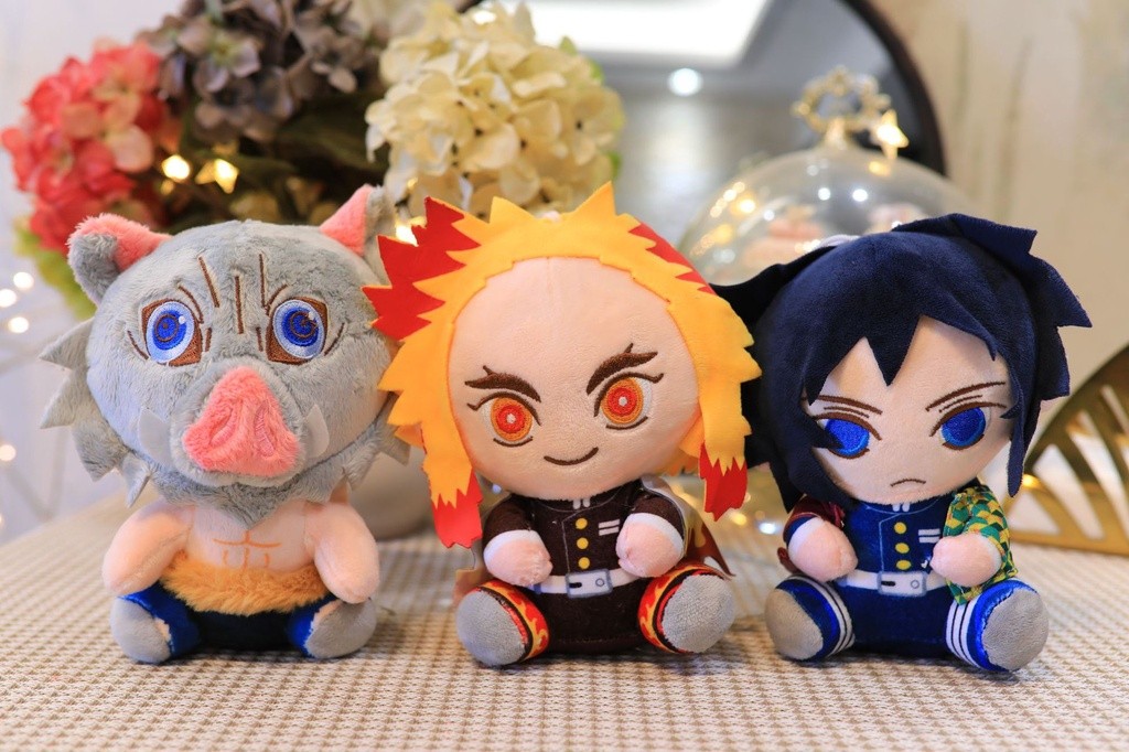 Brinquedo De Pelúcia Lantong Zenitsu Inosuke Kimetsu No Yaiba Giyuu Kyouru Demon Slayer | Shopee ...