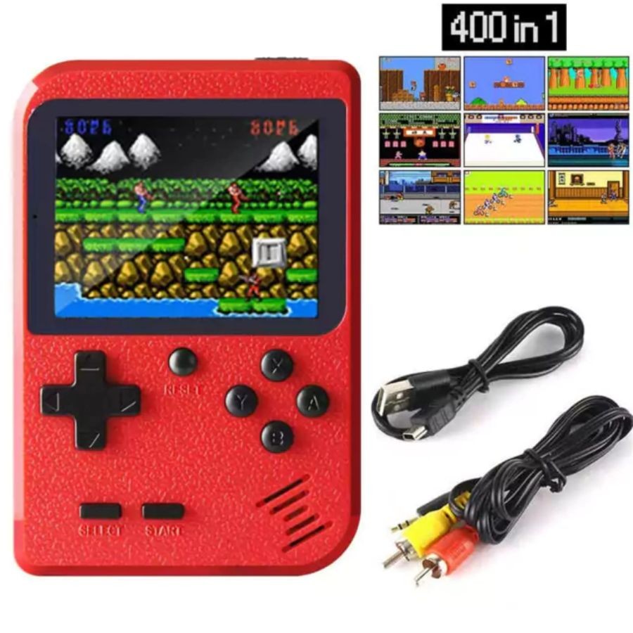 Mini Video Game Nintendo Vídeo Portátil 400 Jogos Sup Retrô Clássicos ...
