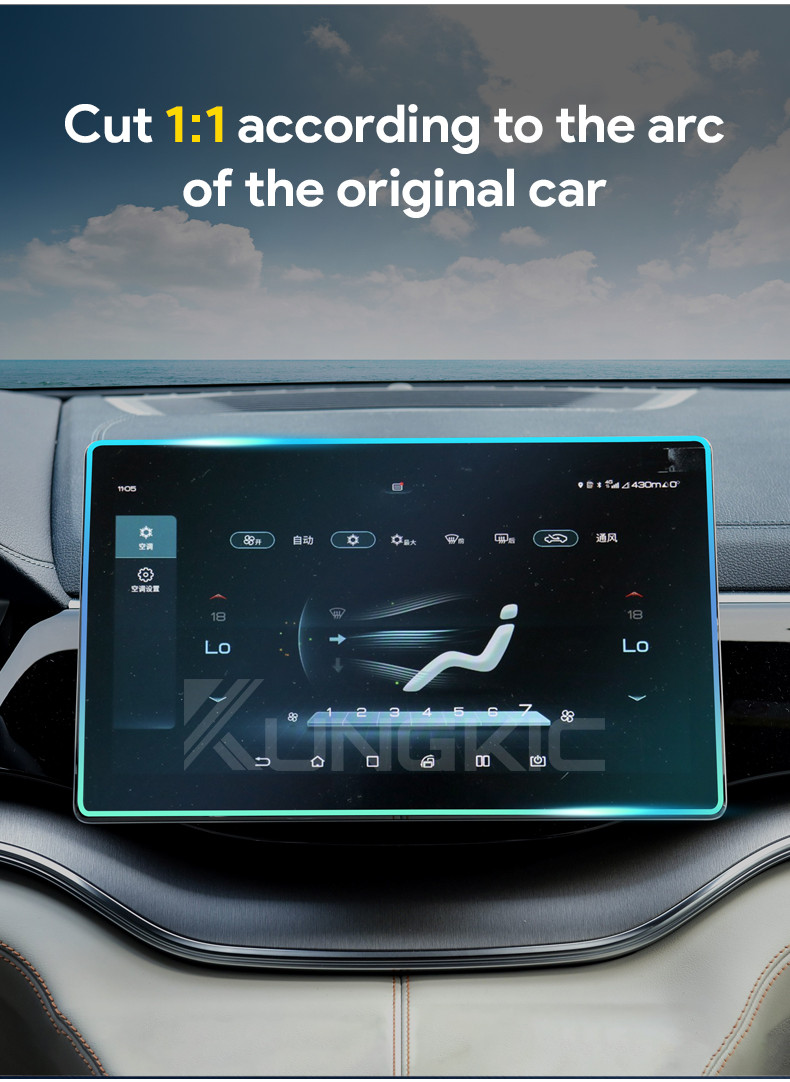 Para BYD Selo U Selion 6 Song Plus DMI EV 2021-2024 Console Central Do Carro Instrumento De Tela ...