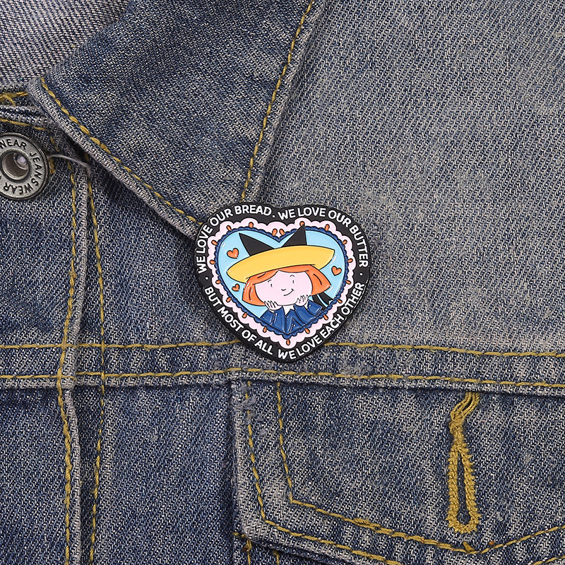 Broches De Personagem De Anime De Desenho Animado , Letras Engraçadas ...