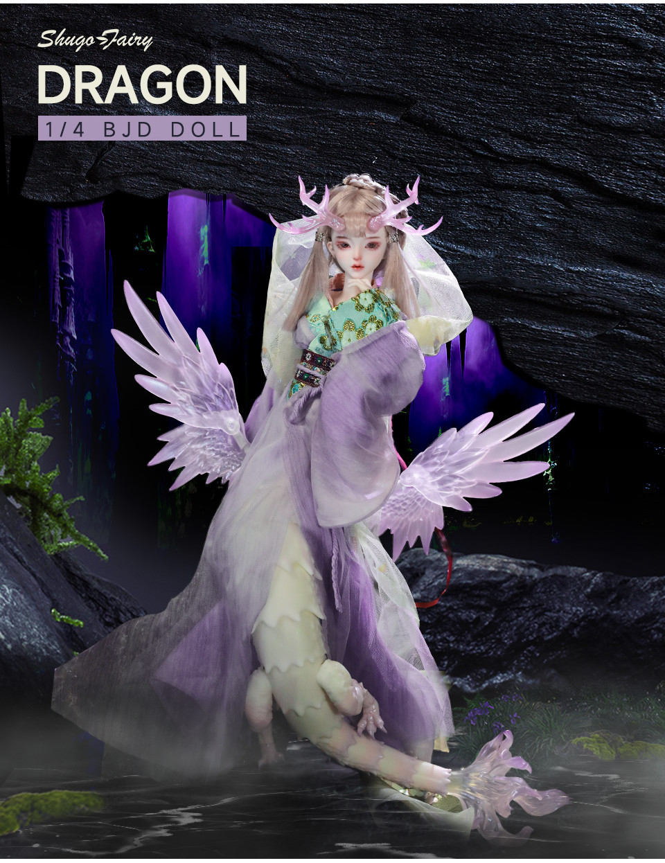 Pré-Encomenda Boneca Dragon Bjd 1/4 Minifee Fantasia Graciosamente ...