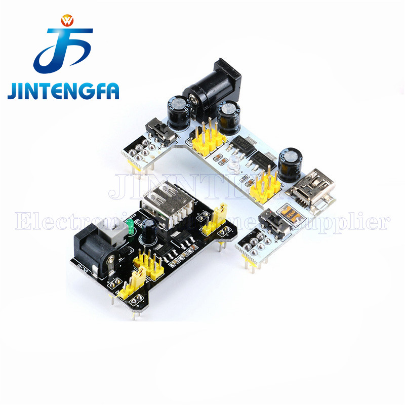 Módulo De Fonte De Alimentação De Placa De Ensaio MB102 3.3V 5V Pão Sem ...