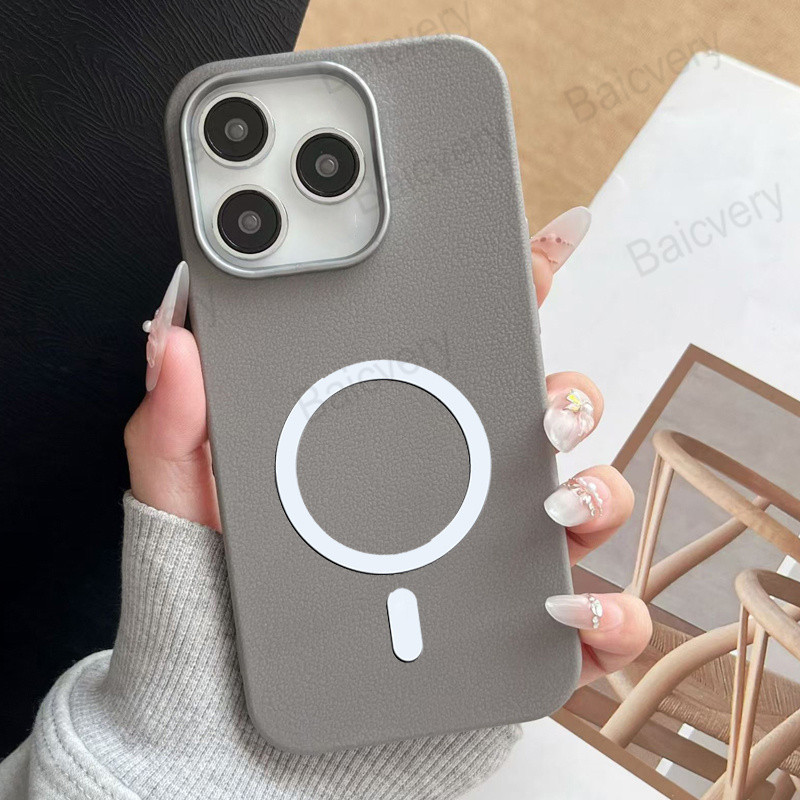 Para Realme C61 RMX3939 C63 4G Anti-Impressão Digital Couro Macio PU ...