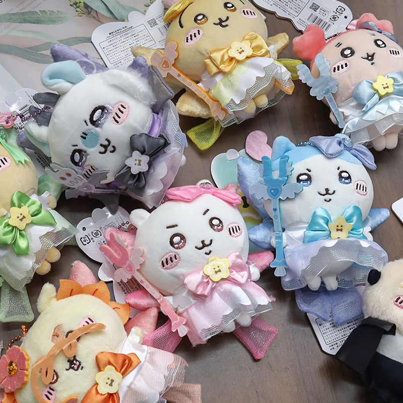 Chiikawa Cosplay Menina Mágica Hachiware Usachi Boneca De Pelúcia ...