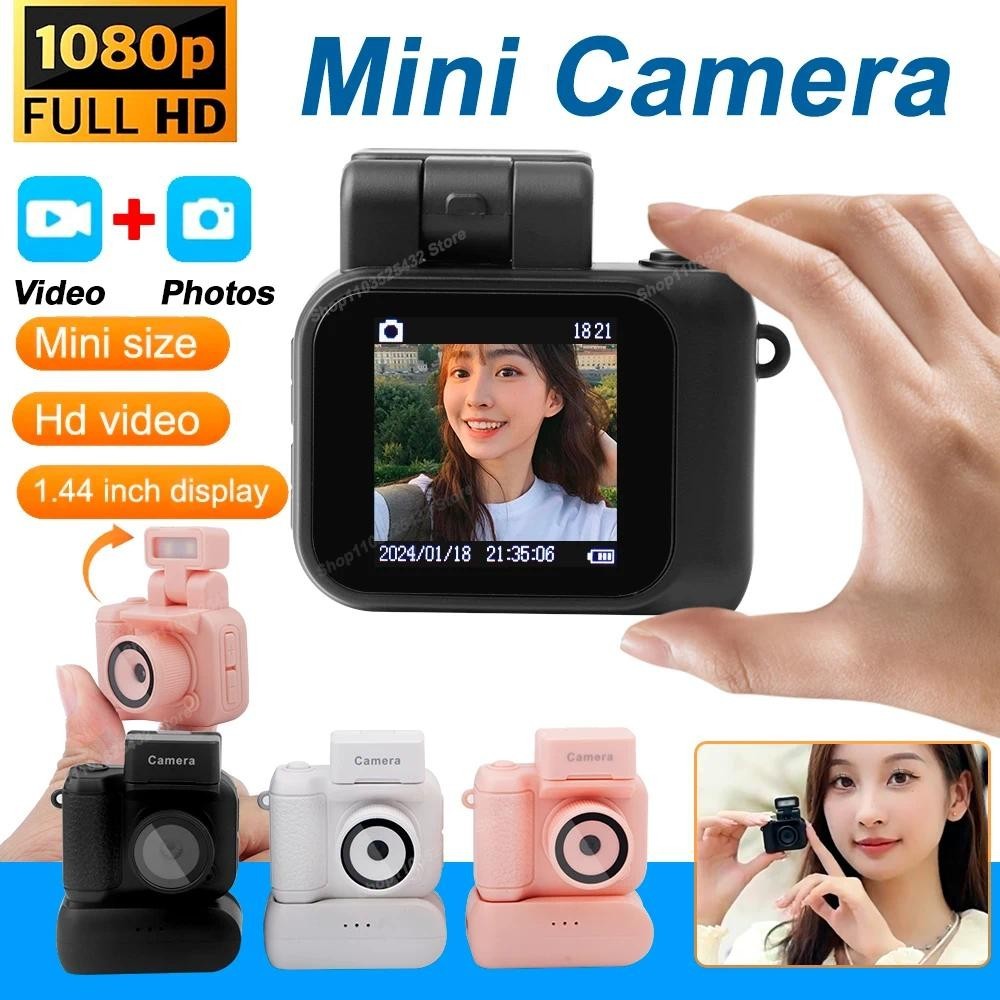 Y4000 Mini Câmera Com Tela HD 1080p Lâmpada Flash E Doca De Bateria ...