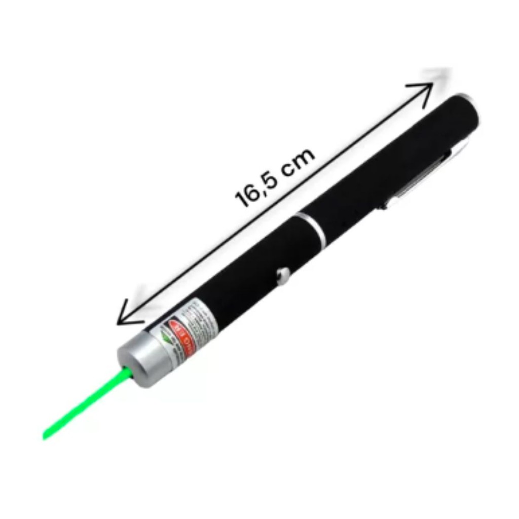 Caneta Laser Verde Pointer 5000mw 5 Ponteiras De Efeitos X | Shopee Brasil