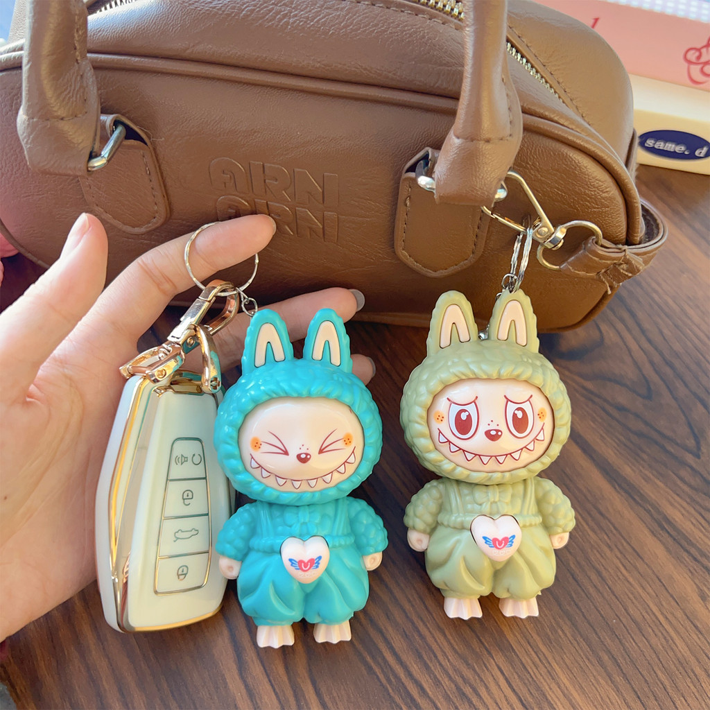 Labubu Chaveiro De Boneca Que Muda De Rosto-Pingente De Brinquedos Para ...