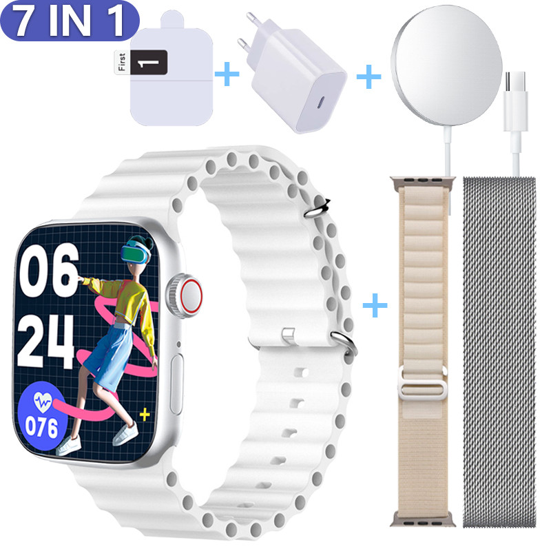 Smartwatch K10 Smartwatch série 9 TWS 2.02 49MM chamada Bluetooth ...