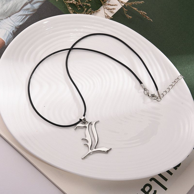 Anime DEATH NOTE Colar De Metal L·pingente De Lawliet | Shopee Brasil