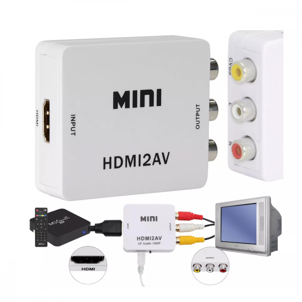 Conversor Adaptador Entrada HDMI para Saída RCA | Shopee Brasil
