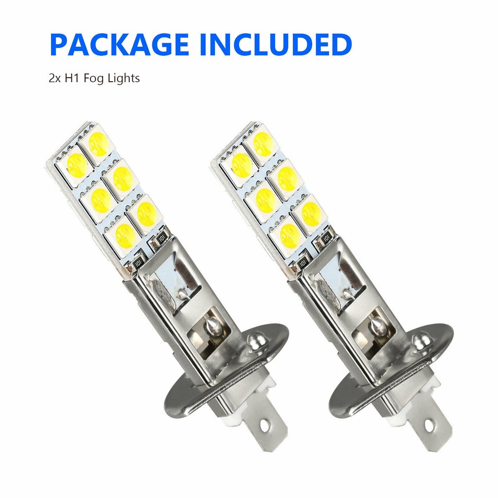 BUHO ️ 2PC Novo H1 6000K Super Branco 55W LED Kit De Lâmpadas De Farol ...