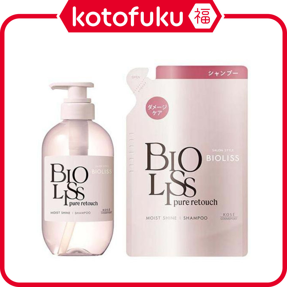 Shampoo Japan Kose Cosmeport Salon Style Bioliss Pure Touch Paya (480ml ...