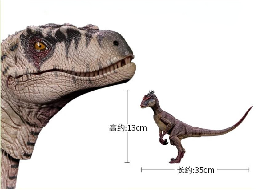 Figuras De Dinossauro Nanmu Velociraptor Raptor , Rainha Branca E ...