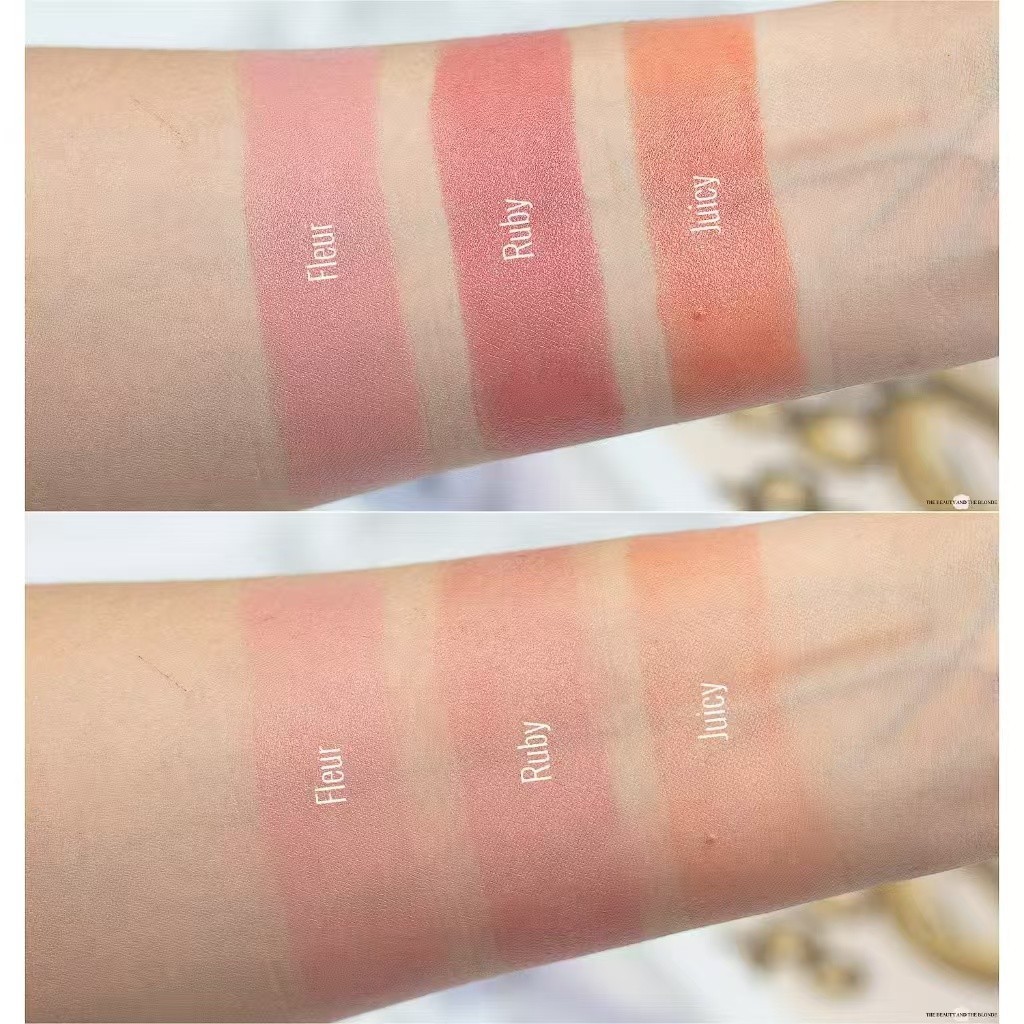 Novo Pixi Powder blush on Felur Stick Ruby Suculento Fosco No Brilhante ...