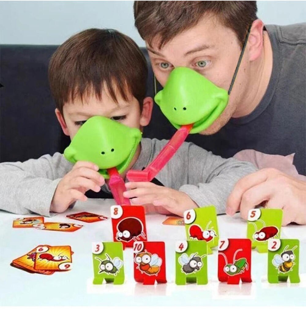 Fantástico Tik Tok Frog Mouth Tongue Board Game Snakehead Lagarto ...