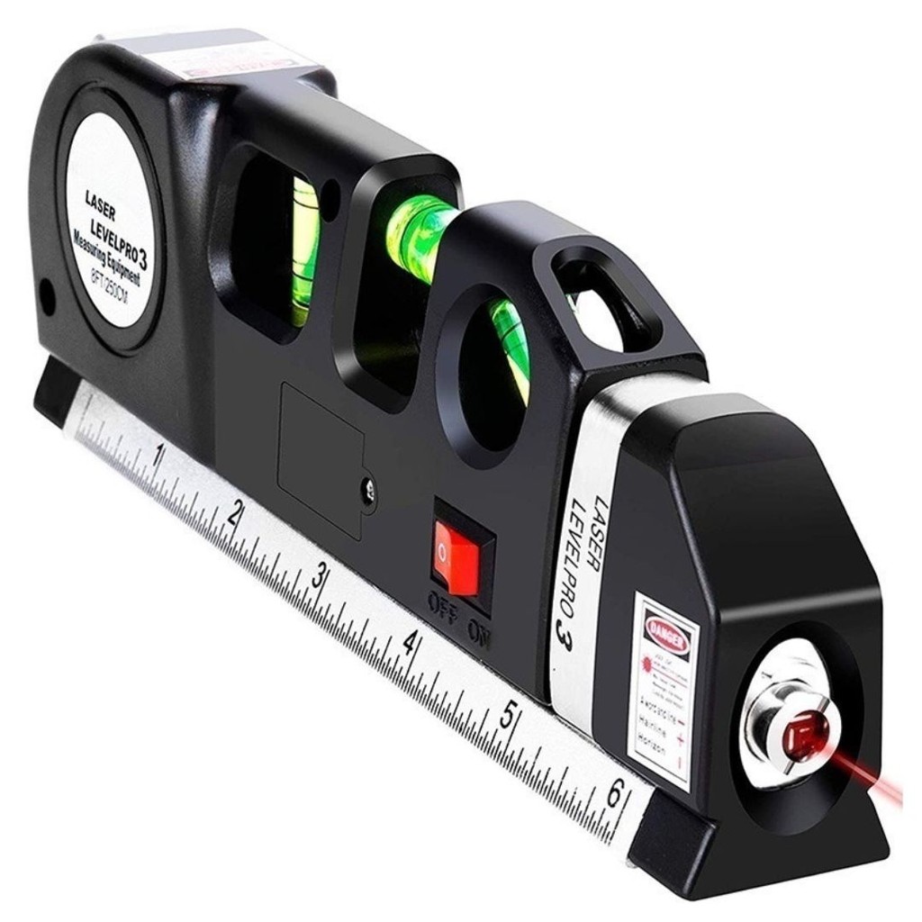 Nível Digital PRO 4: Laser e Trena de 2.5m para Alinhamento Rápido e ...