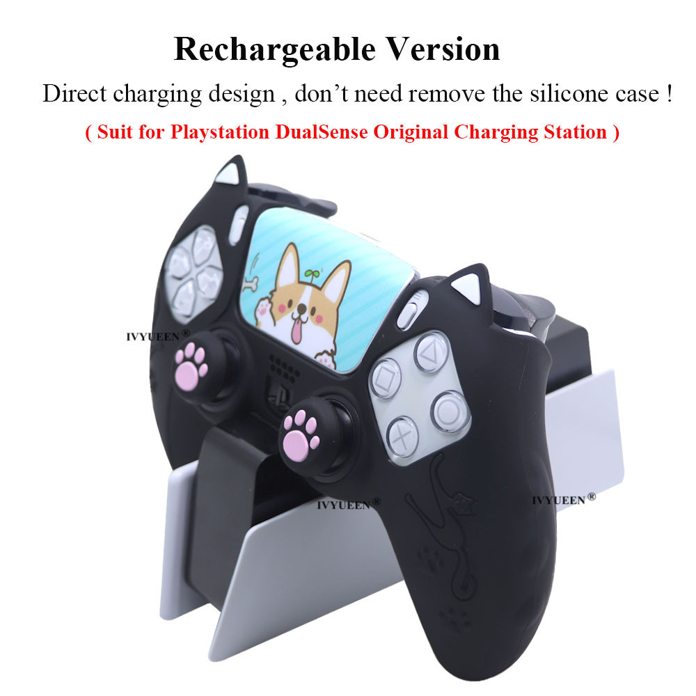 IVYUEEN Capa De Silicone Cravejada , Pele Para PS5 Playstation 5 PRO ...