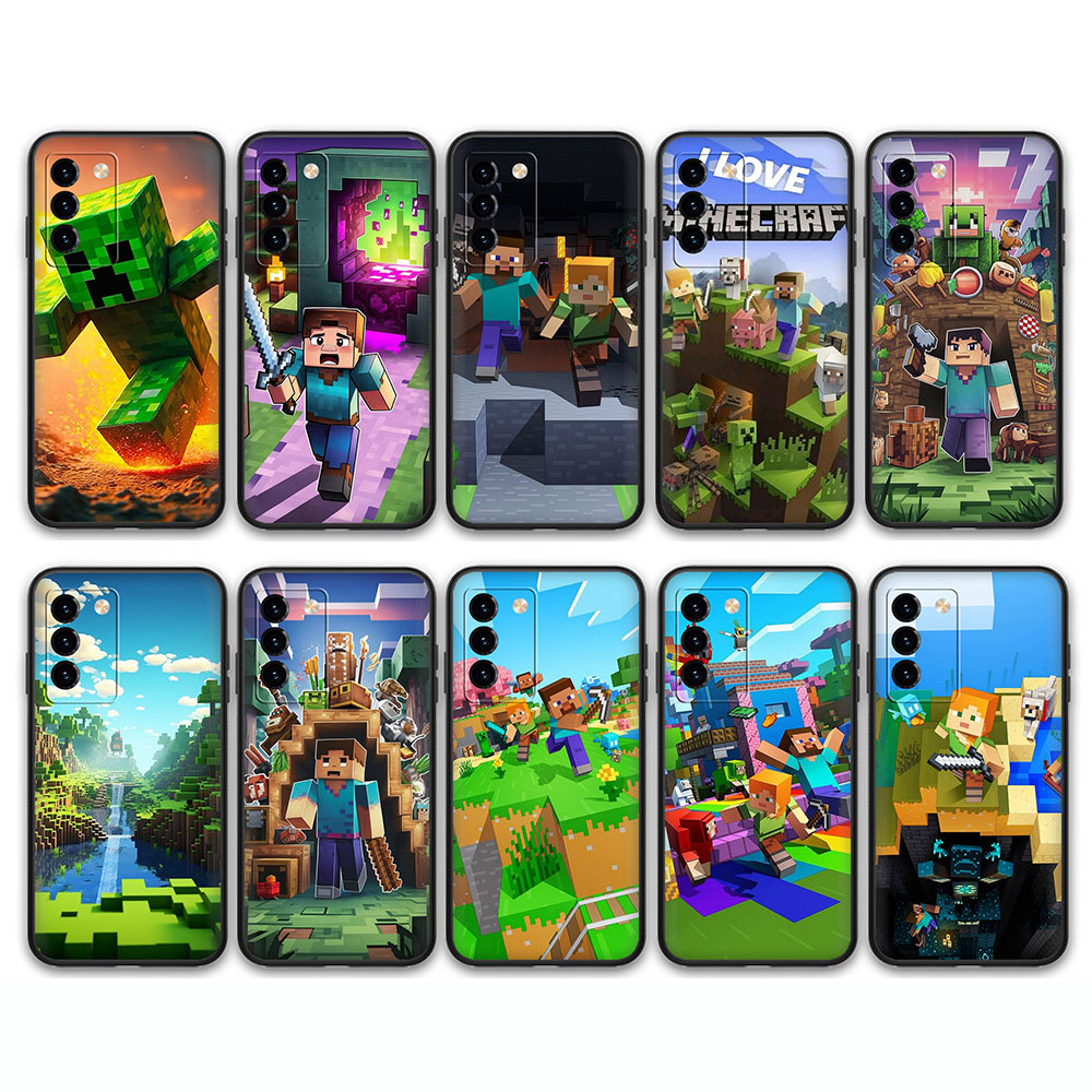 Capa De Telefone TPU Para Redmi 12 12C 13C 12R 11a 8P8Z Minecraft Soft ...