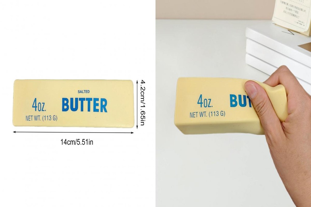 Butter Stick Squeeze Toy Realistic Stress Relief Soft Slow Rebound ...