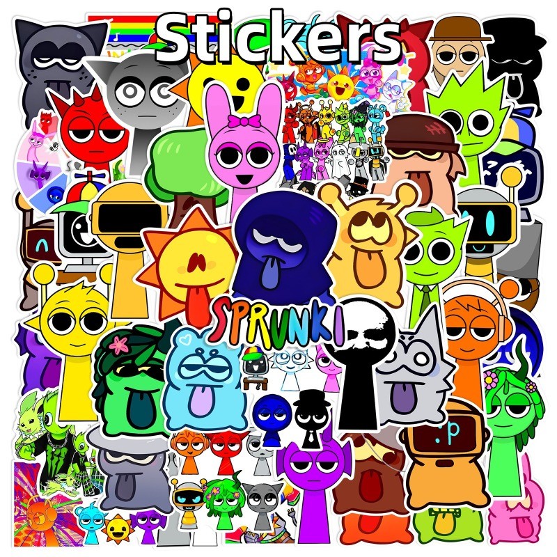 Novo Sprunki Brinquedo De Pelúcia Incredibox Boneca Oren Raddy Clukr ...