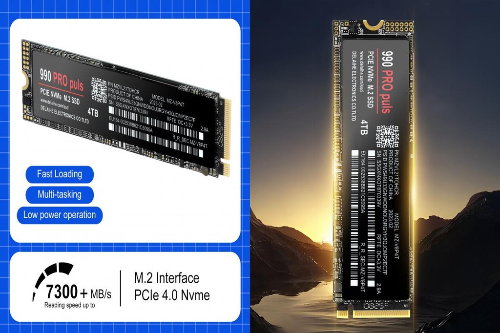 Nvme Ssd Laptop High-speed 1tb/2tb/4tb Pcie 4.0 Solid State Drive for ...