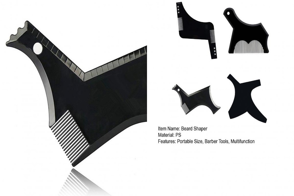 Beard Styling Template Shaper Tool Professional Shaping Set for Men ...