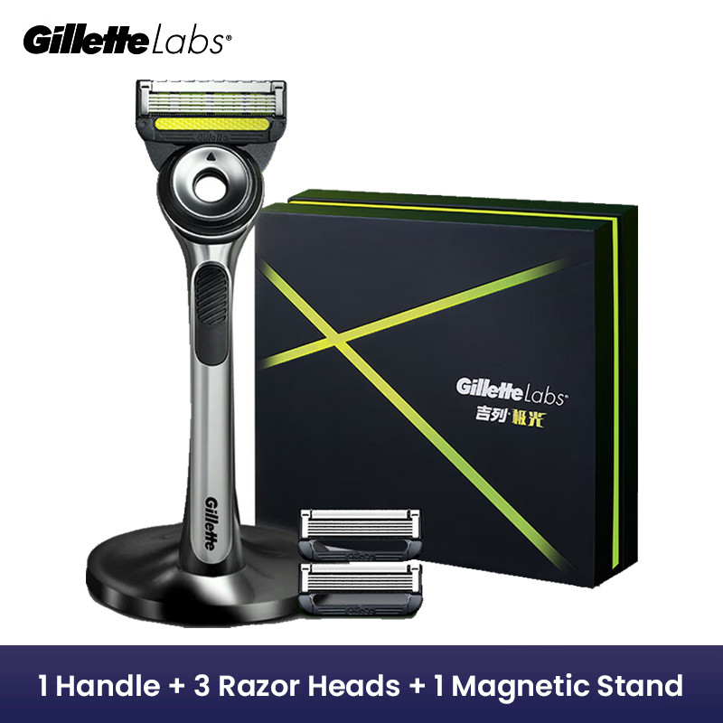 Gillette Razor Labs Gift Kit Flexdisc Blades Navalha De Barbear Para ...